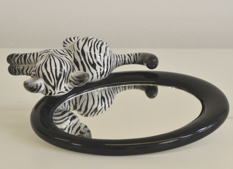 Kitty Delux by Goebel - Zebra Kitty Mirror – Sultan's Emporium