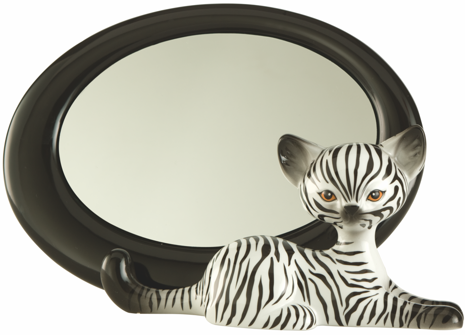 Kitty Delux by Goebel - Zebra Kitty Mirror – Sultan's Emporium